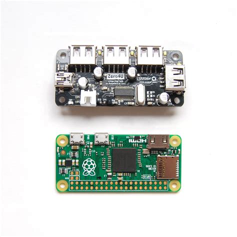 zero4u 4 port usb hub for raspberry pi zero uugear