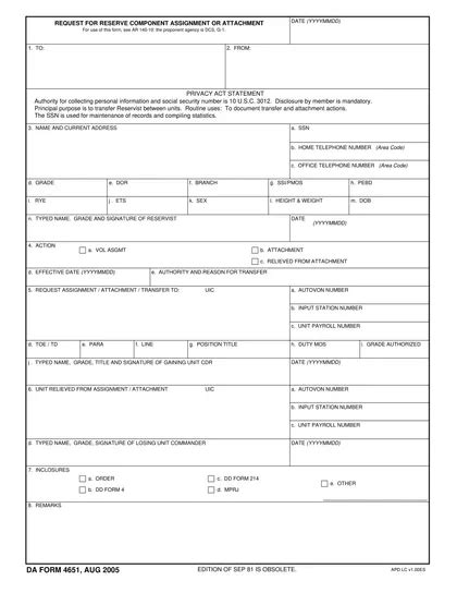 Da Form 6 2026 2026 Fill Forms Online Pdf Guru