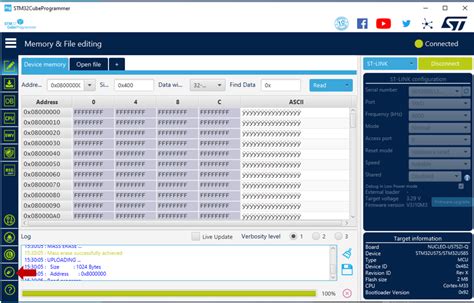 how to place and execute stm32 code in sram memory