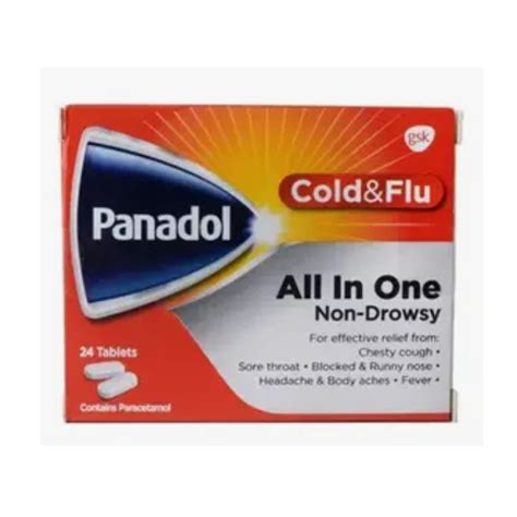 Panadol Cold And Flu All In One Fast Migraine Relief Life Pharmacy