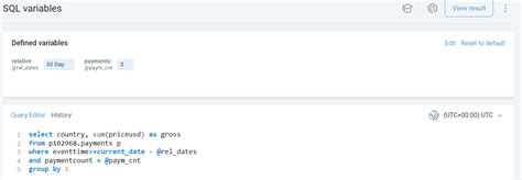 Sql Documentation Devtodev