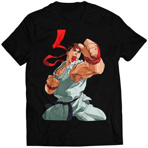 Ryu Versus Mvc Premium Unisex T Shirt Vectorized Design Etsy