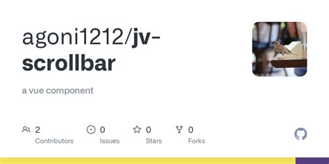 github agoni1212 jv scrollbar a vue component