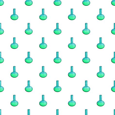 Laboratory Flask Pattern Seamless Background Pattern Decoration Hypothesis Background Image