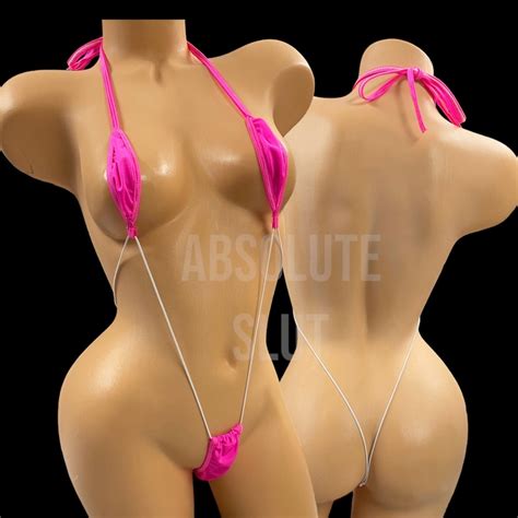 Women In Slingshot Bikini Etsy