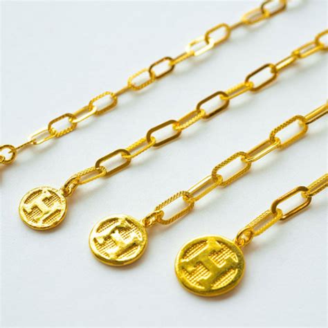 순금 클립 목걸이 레이어드 명품 노멀 Premium