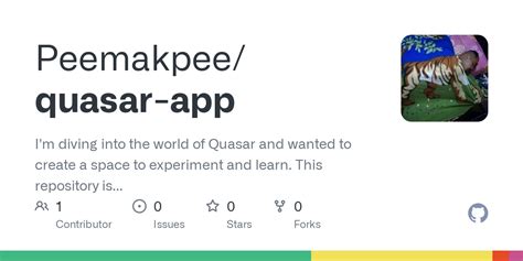 GitHub Peemakpee Quasar App I M Diving Into The World Of Quasar And Wanted To Create A Space