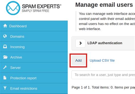 How To Add An Email User In Spamexperts Inmotion Hosting