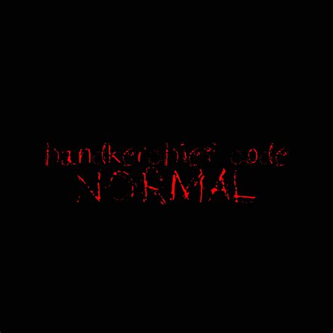 Normal Handkerchief Code