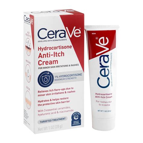 Cerave Hydrocortisone Anti Itch Cream 28g Eshaistic