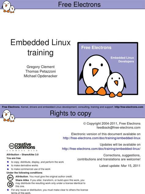 Embedded Linux Training Material Pdf Linux Embedded System