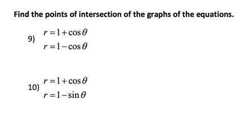Solved Find The Points Of Intersection Of The Graphs Of The Chegg