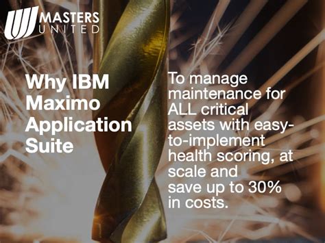 Masters United On Linkedin Ibm Ibmmaximo Maximo Mas Eam Cmms Maintenance Assetmanagement…