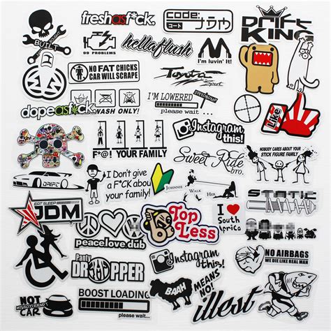 Jdm Funny Car Decals At Judy Roybal Blog