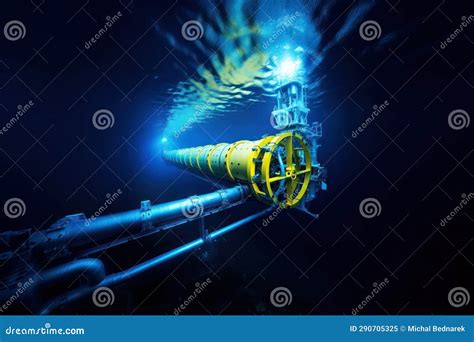 Underwater Pipeline For Gas Or Oil Transport Critical Infrastructure