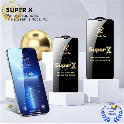 Super X Rainbow Privacy Tempered Glass Screen Protector Specially Designed For Samsung