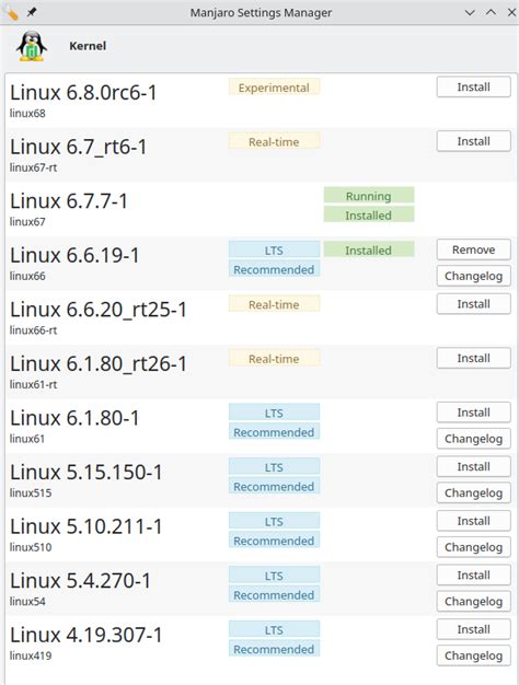 Strange Difference In Kernel Versions Reported Kernel Manjaro Linux