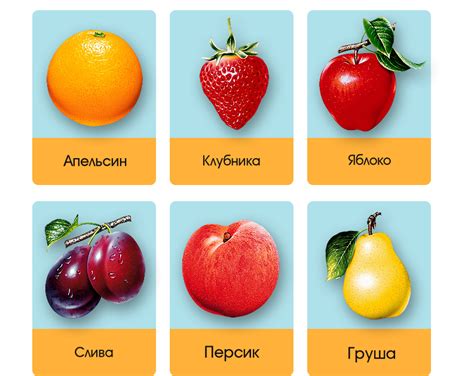 Дидактический материал ФРУКТЫ ЯГОДЫ