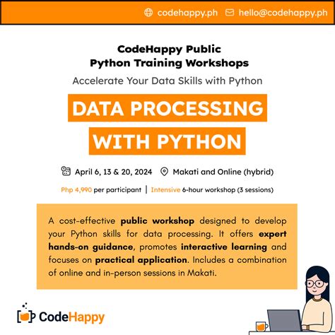 [public training] codehappy data processing w python workshop