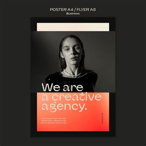 Free Psd Gradient Business Template