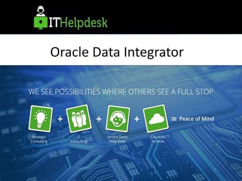 Oracle Data Integrator Pptx