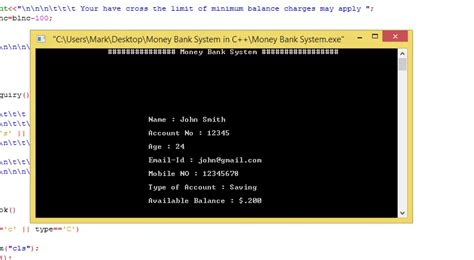 Money Bank System In C Free Source Code Sourcecodester