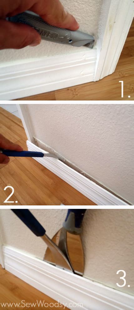 Remove Baseboards Another Tip Is Cover Your Pry Areas On Your Tools Eg Claw Of A Hammer