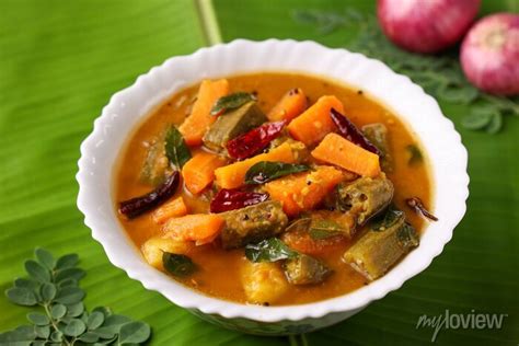 Sambar Lentil Sambar Mixed Vegetable Curry Soup For Onam Sadhya