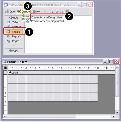 database ktp dengan microsoft access part 2 form niguru indonesia