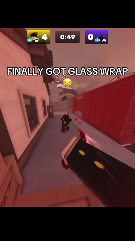 How To Get Glass Wrap In Roblox Rivals Tiktok