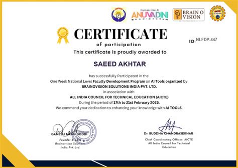 National Level Fdp Certificate Pdf National Level Fdp Certificate Pdf