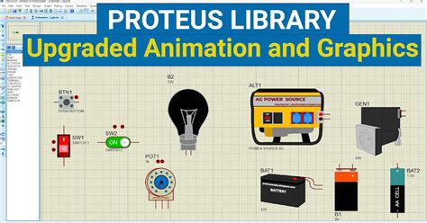 Proteus Library Upgraded Animation And Graphics