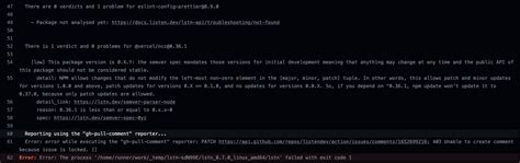 detect when a github pull request discussion is locked and stop the gh