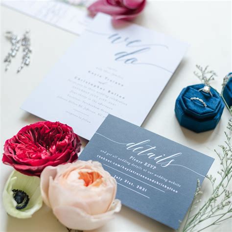 Blue Color Palette Wedding