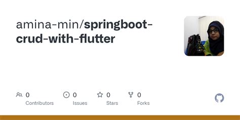 GitHub Amina Min Springboot Crud With Flutter