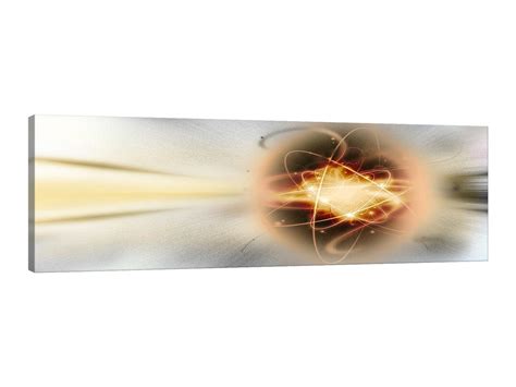 Atom Collision Canvas Wall Art Icanvas