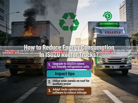 How To Reduce Energy Consumption In Isuzu Reefer Trucks Isuzu Vehicles