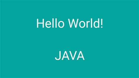 Java For Beginners Writing Your First Hello World Program Youtube
