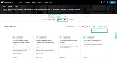 Sap Abap Central Explore Business Add Ins Badis For Sap S4hana