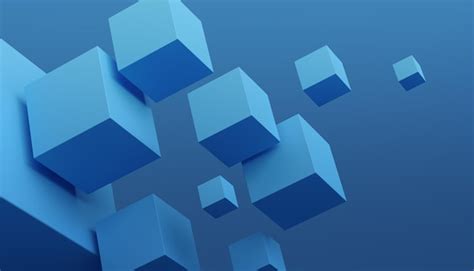 premium photo abstract 3d render of cubes