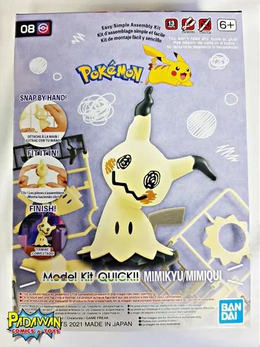 Figura Mimikyu Armable Model Kit Pokémon Marca Bandai Cuotas Sin Interés