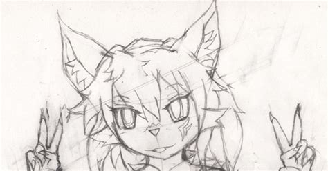 ケモノ ダブルピース 下書き シアン@skeb急募のイラスト Pixiv ケモノ ダブルピース 下書き シアン@skeb急募のイラスト Pixiv