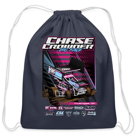Chase Crowder 2023 Cotton Drawstring Bag Five Star Racewear
