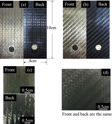 Optical Photos Of The Cfrps Surfaces Before And After Grinding A