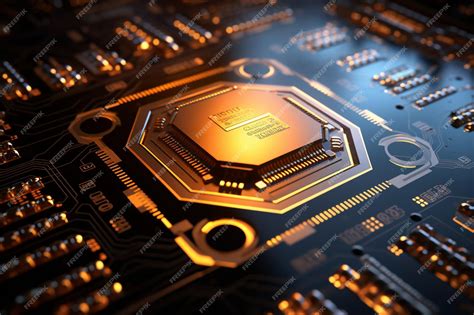 premium photo ai chip artificial intelligence