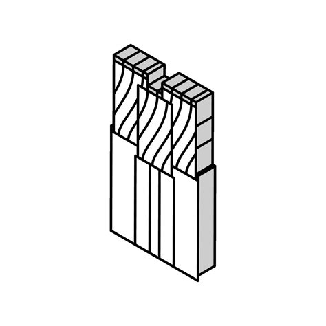 Triplex Wire Cable Isometric Icon Vector Illustration 39838255 Vector