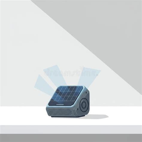 A Compact Cube Like Device Featuring A Solar Panel On Top The Panel