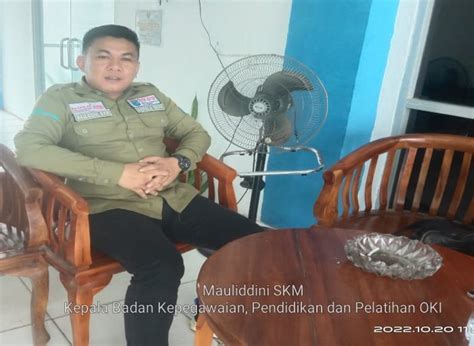 Sekdin Pendidikan Kosong Kepala Bkpp Oki Buka Peluang Bagi Asn Di Oki Maupun Luar Daerah