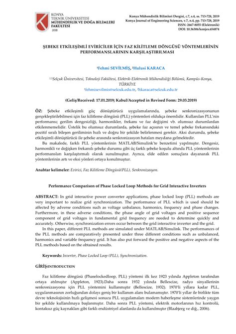 Pdf Performance Comparison Of Phase Locked Loop Methods For Grid Interactive Inverters