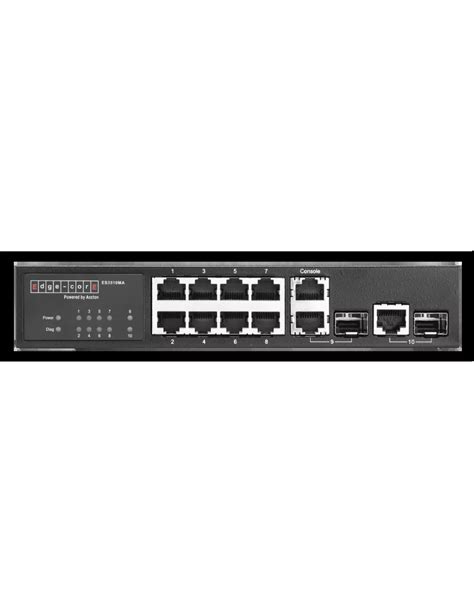 Edge Core 10 Port Fe Layer 2 4 Switch Miro Distribution